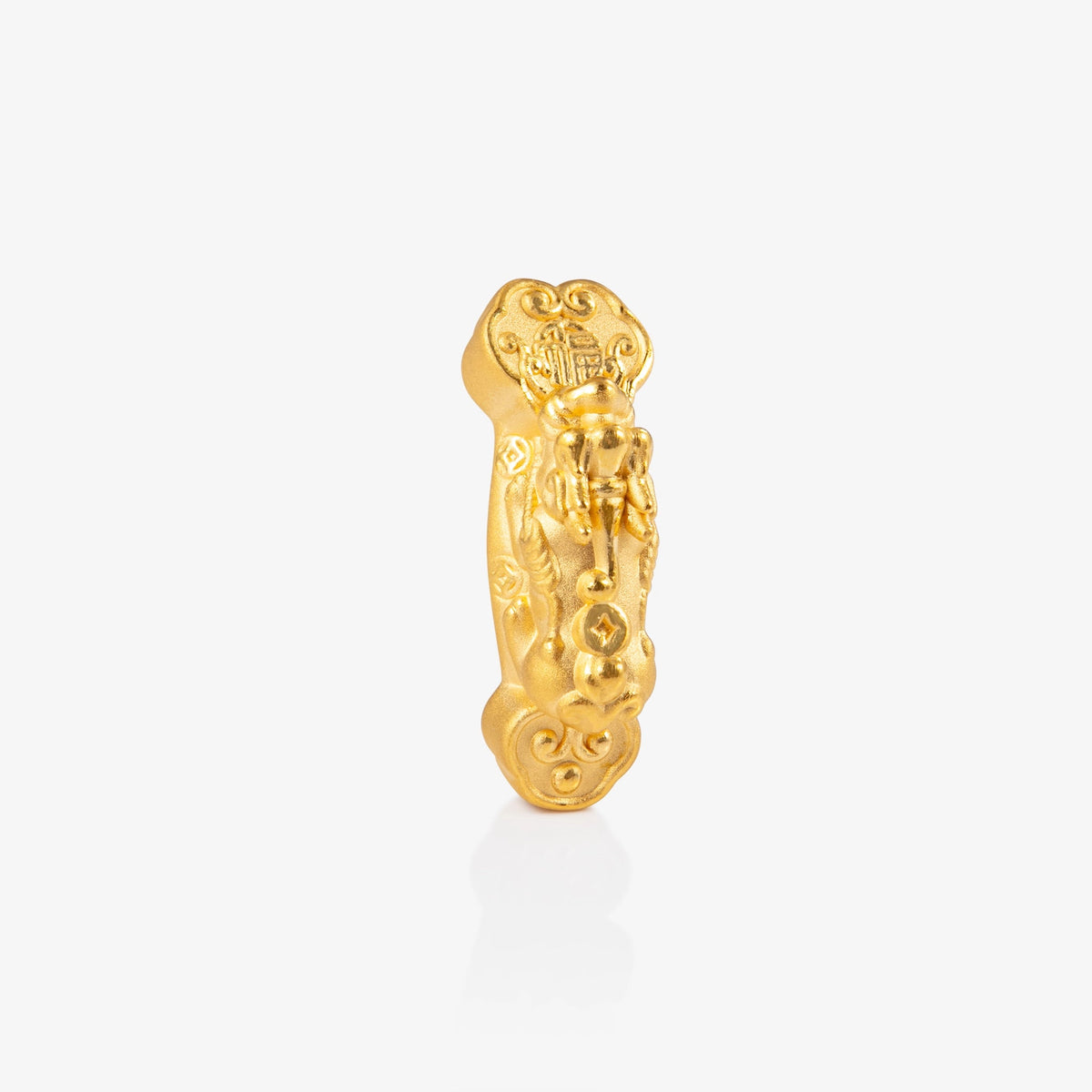 Pixiu Blessing Charm | 貔貅如意福字串饰 2.60克 24K金 – Lao Feng Xiang Canada ...