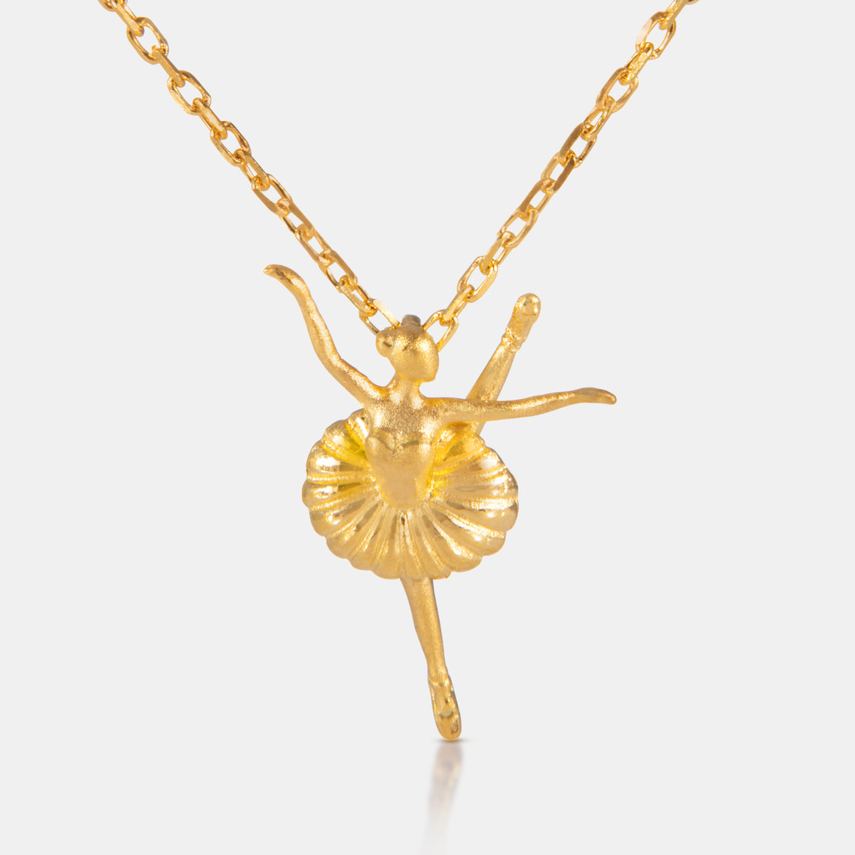 224K Gold Arabesque Ballerina Necklace | Nutcracker Collection | Lao ...
