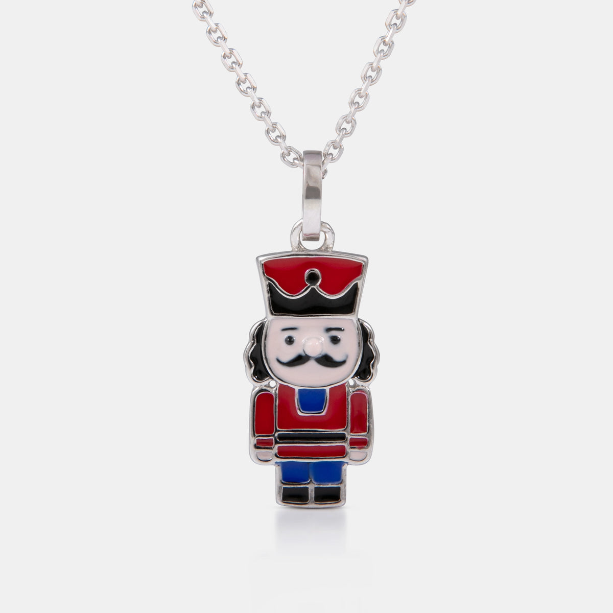 Sterling Silver Mini Nutcracker Necklace | LFX x Goh Nutcracker Collec ...