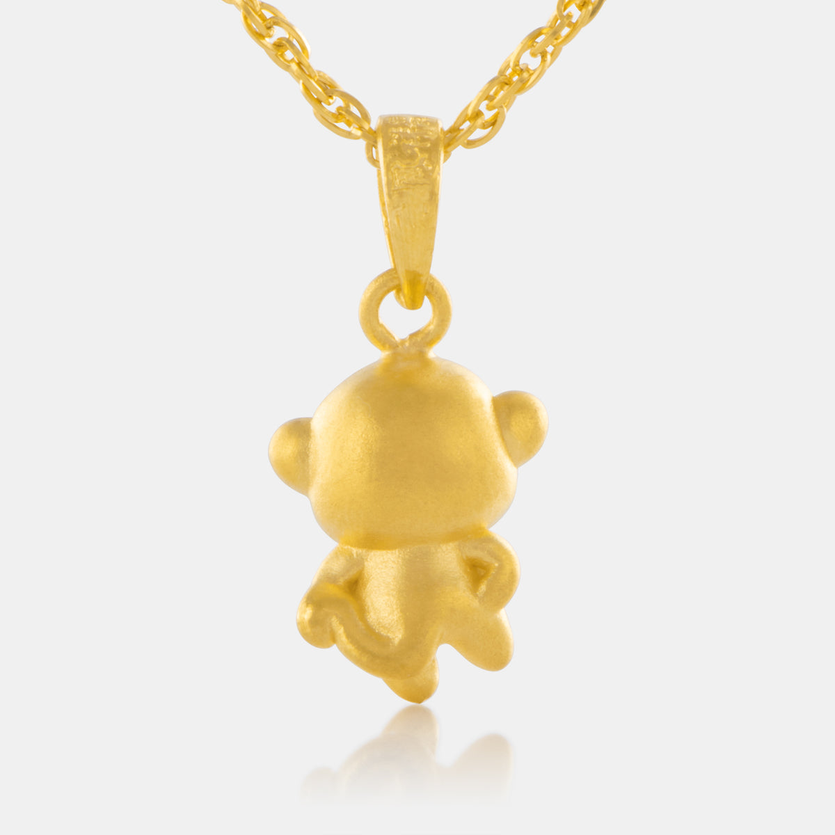24K Gold Rat Pendant | 足金生肖鼠吊坠 | Clever Zodiac Charm – Lao Feng Xiang ...